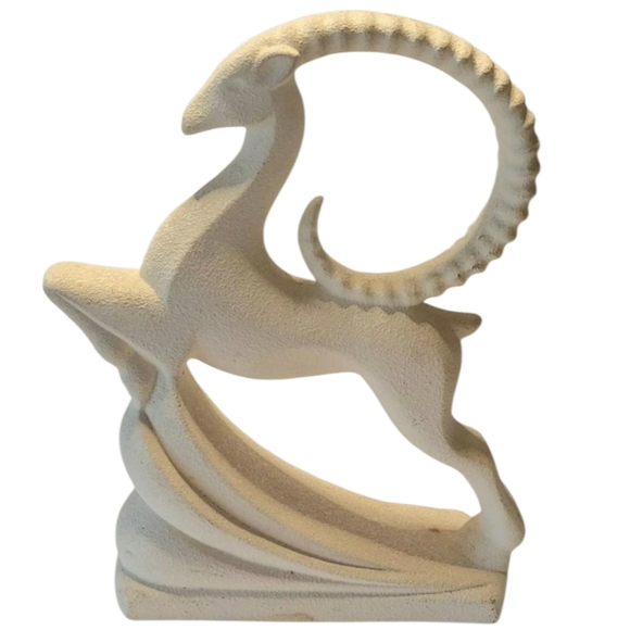 Royal Haeger | Art | Vintage 98s Royal Haeger Gazelle Statue Art Deco ...